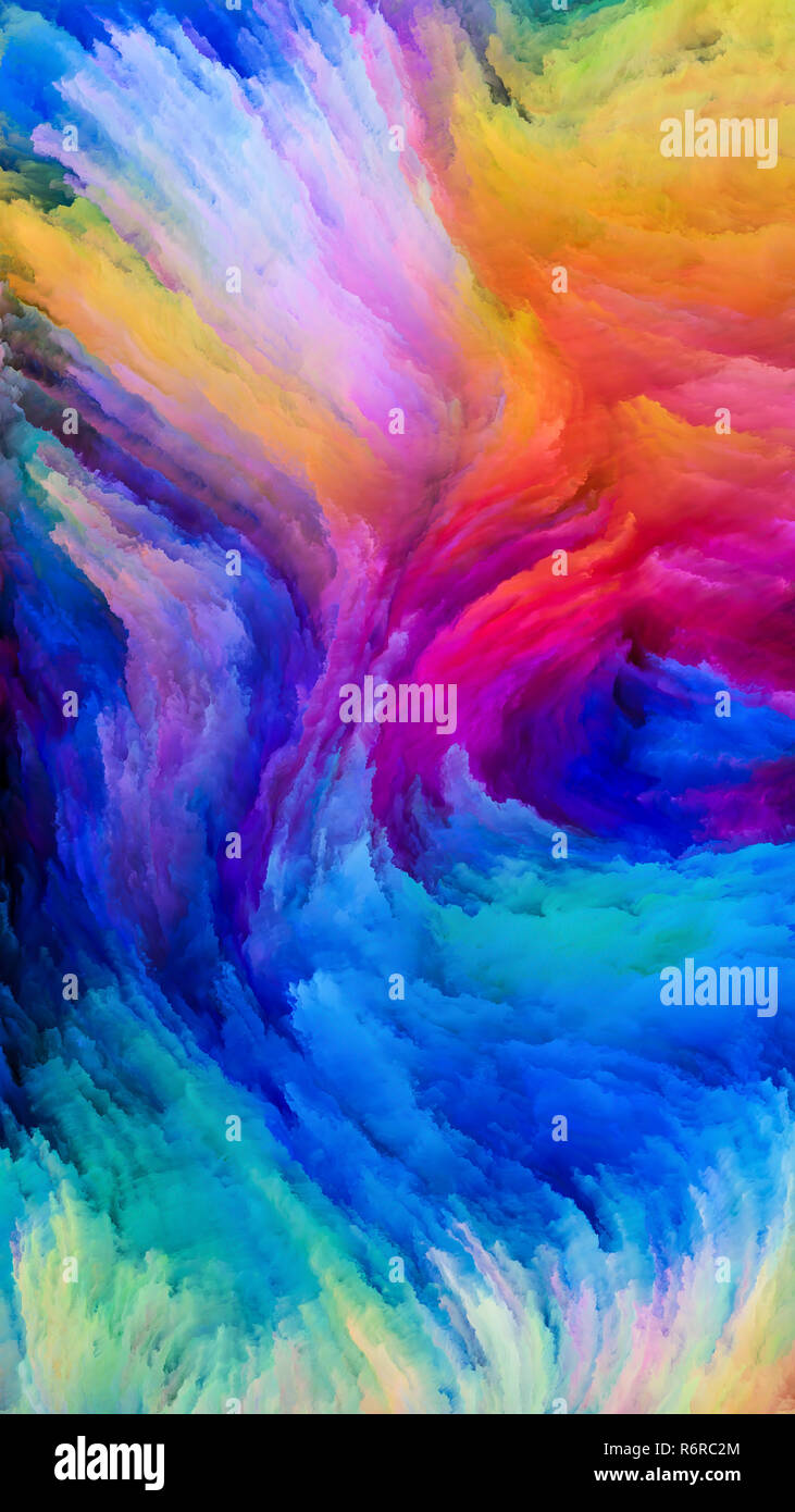 Digital Colorful Paint Stock Photo - Alamy