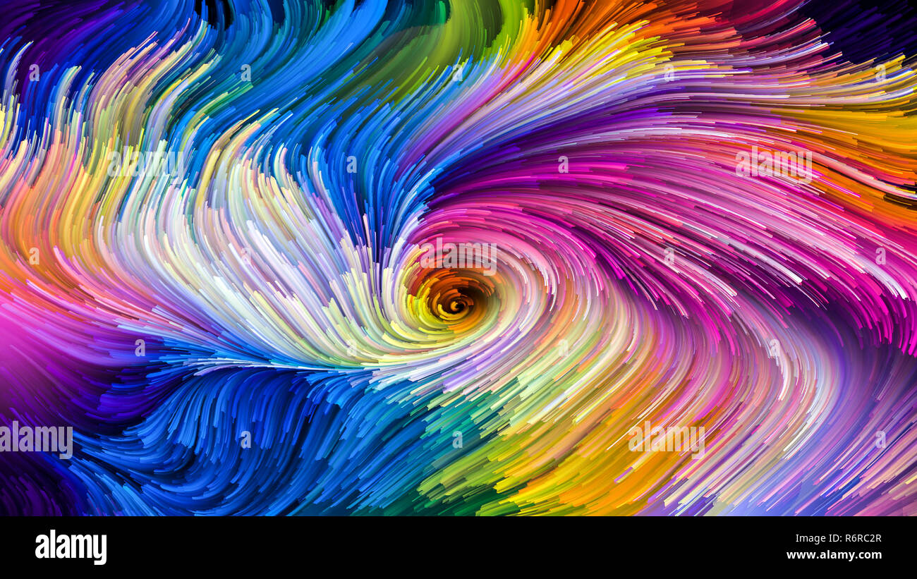 Illusions of Colorful Paint Stock Photo - Alamy