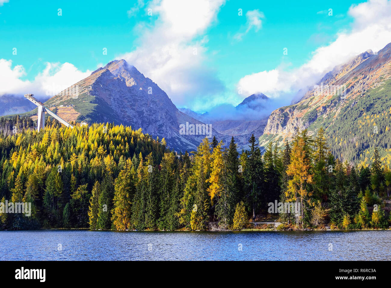 Lake Strba, Slovakia Stock Photo - Alamy