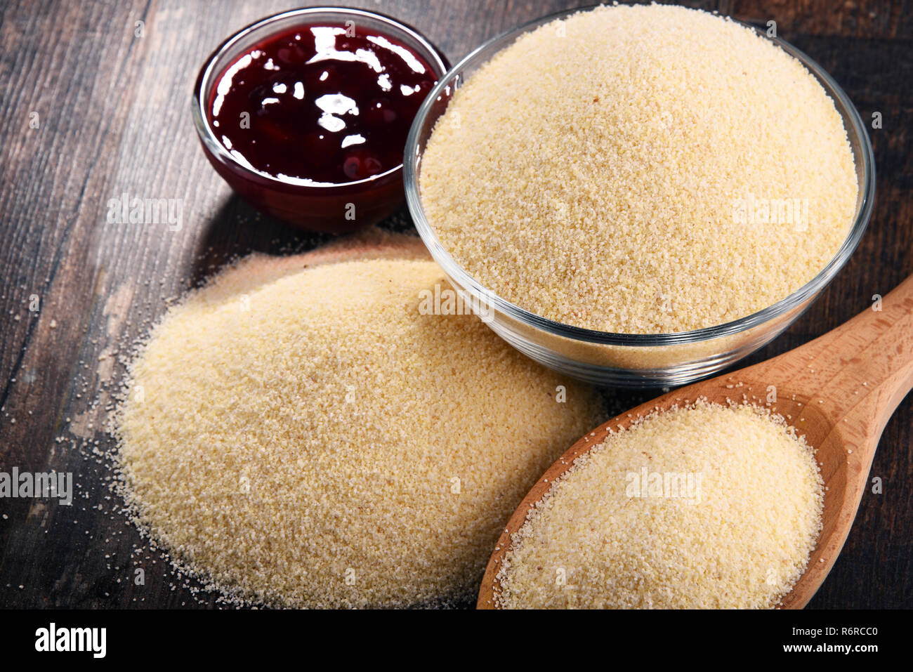 Semolina pudding jam hi-res stock photography and images - Alamy