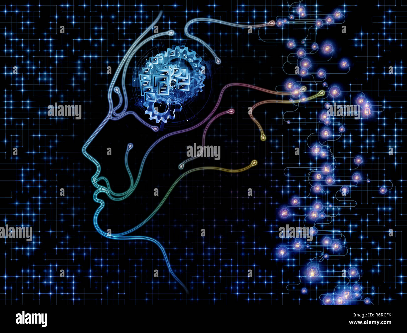 Source of Machine Consciousness Stock Photo - Alamy