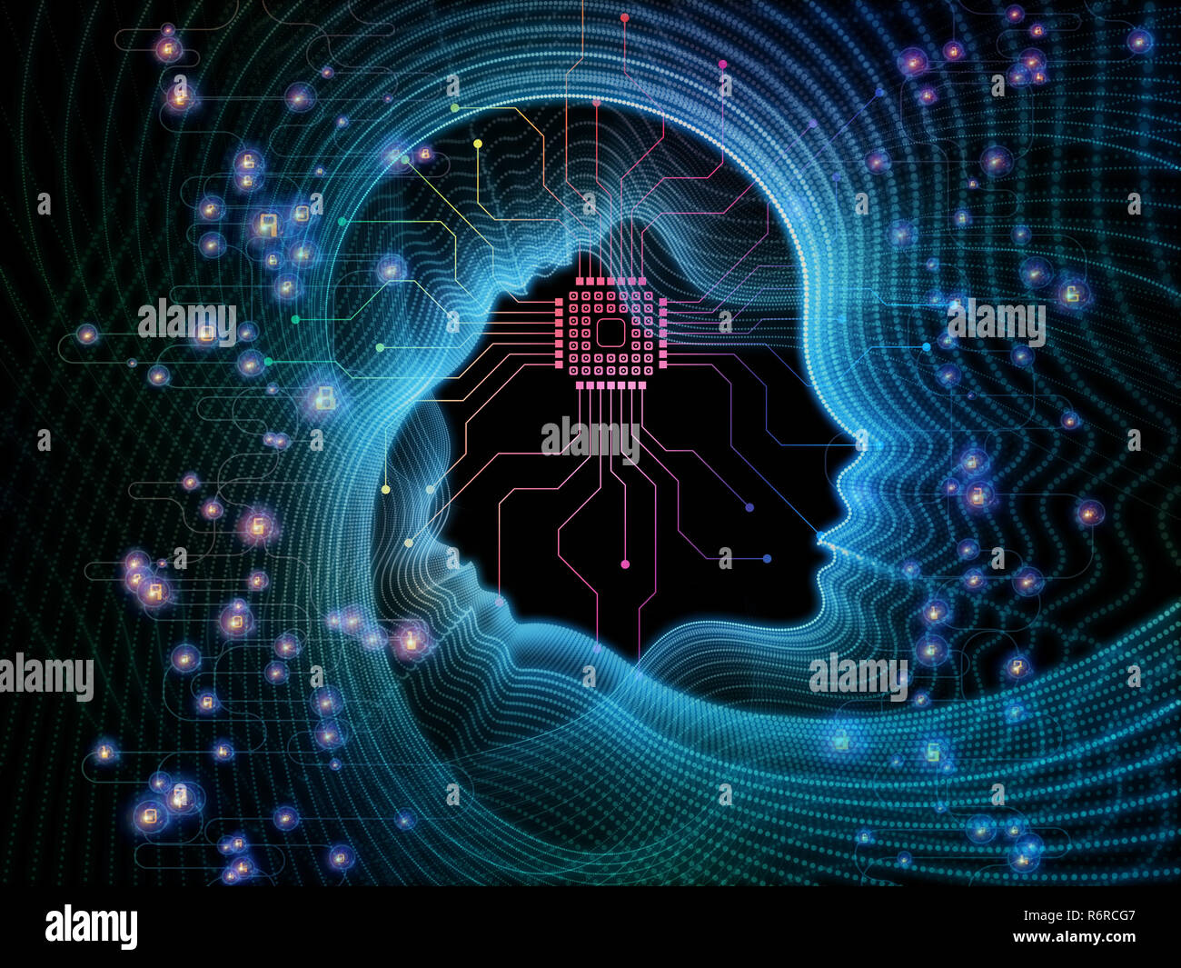 Elements of Machine Consciousness Stock Photo - Alamy