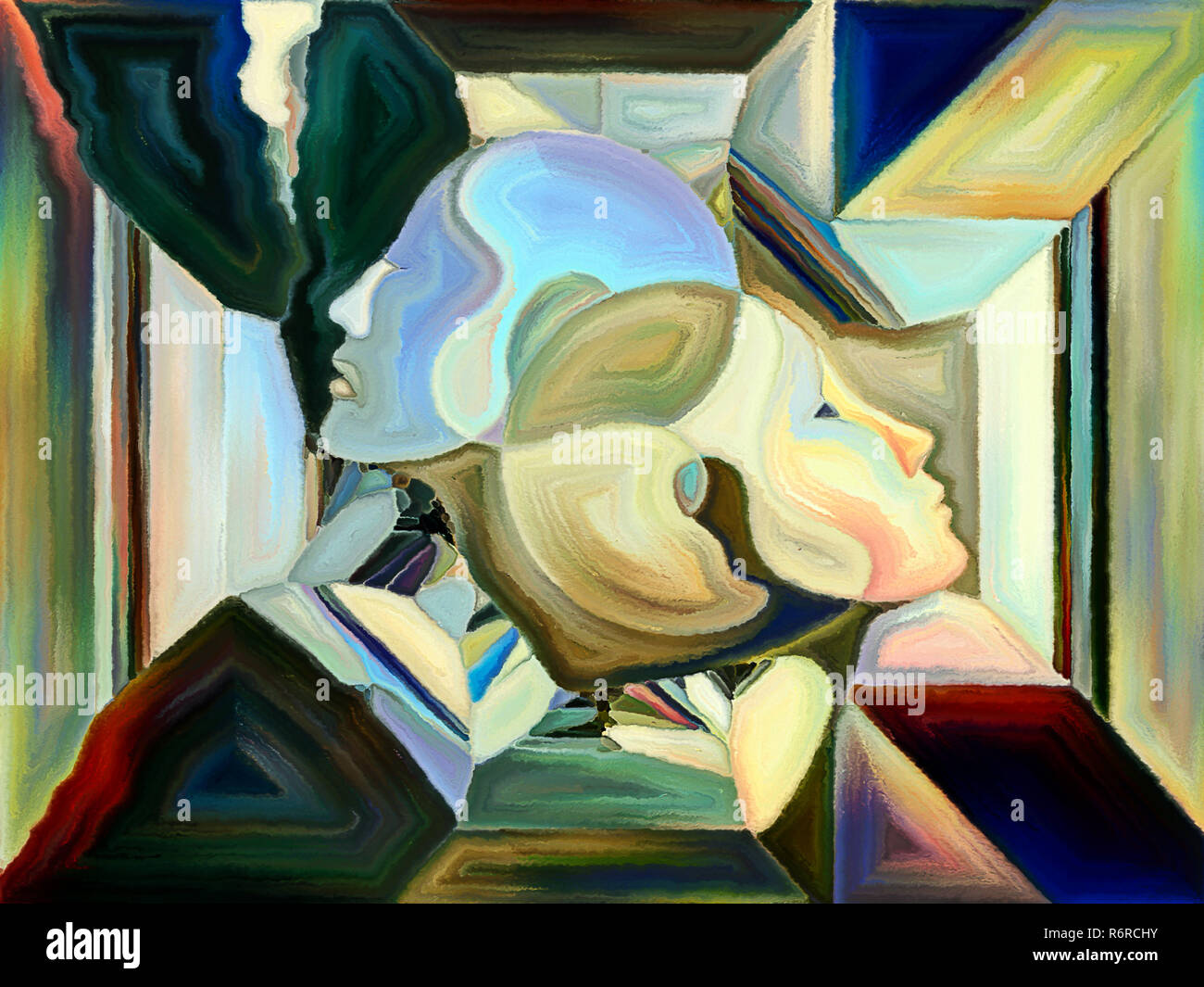 Synergies of Shape Division Stock Photo - Alamy