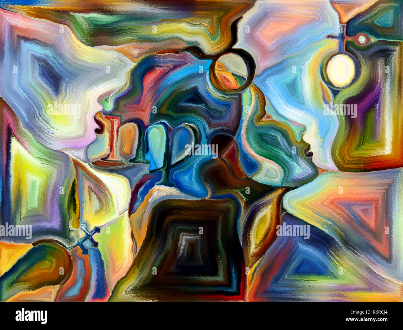 Elements of Shape Division Stock Photo - Alamy
