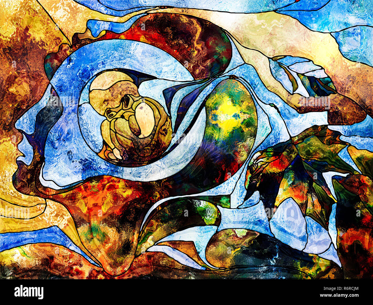 Advance of Color Division Stock Photo - Alamy