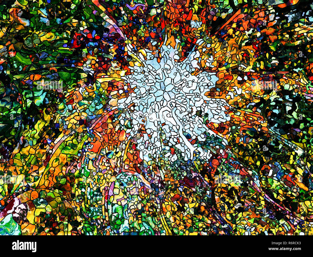 Synergies of Color Division Stock Photo - Alamy