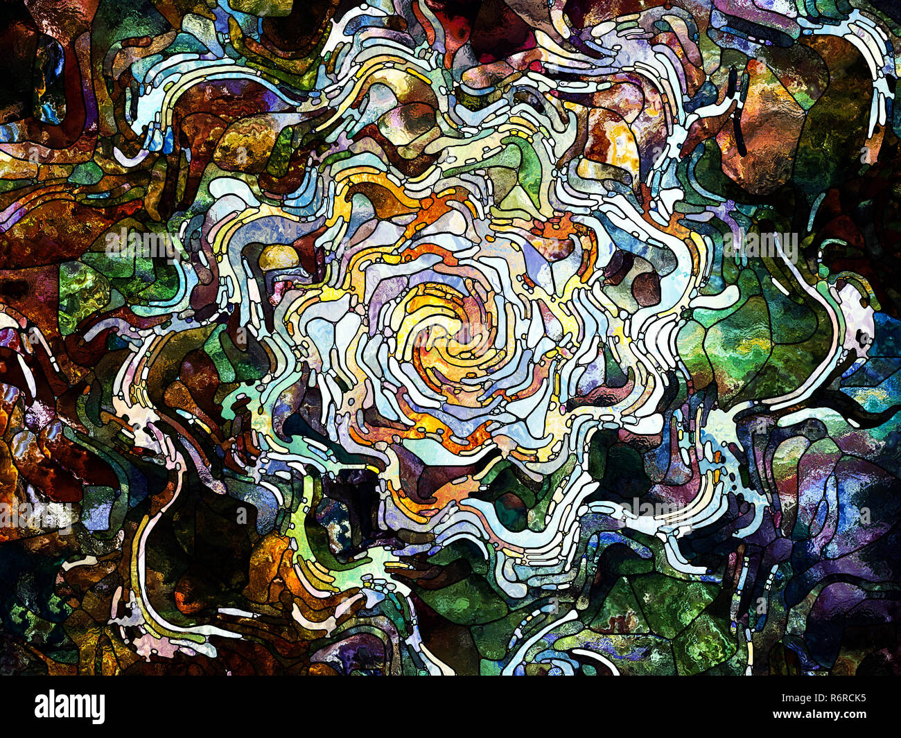 Unfolding of Color Division Stock Photo - Alamy