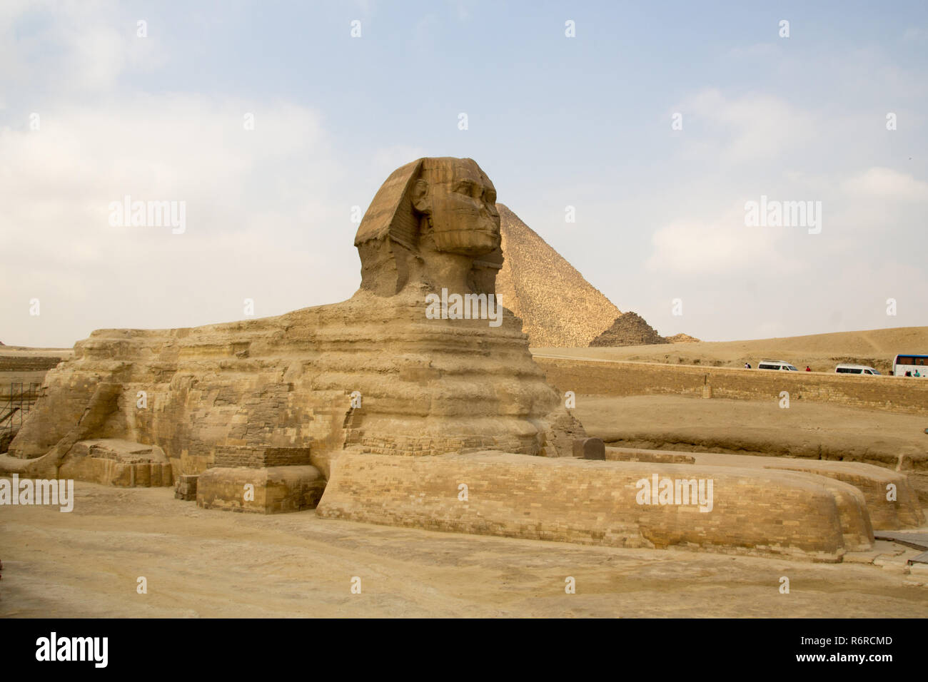 Cairo, Egypt – November 12, 2018: photo for the Sphinx in the Pyramids ...