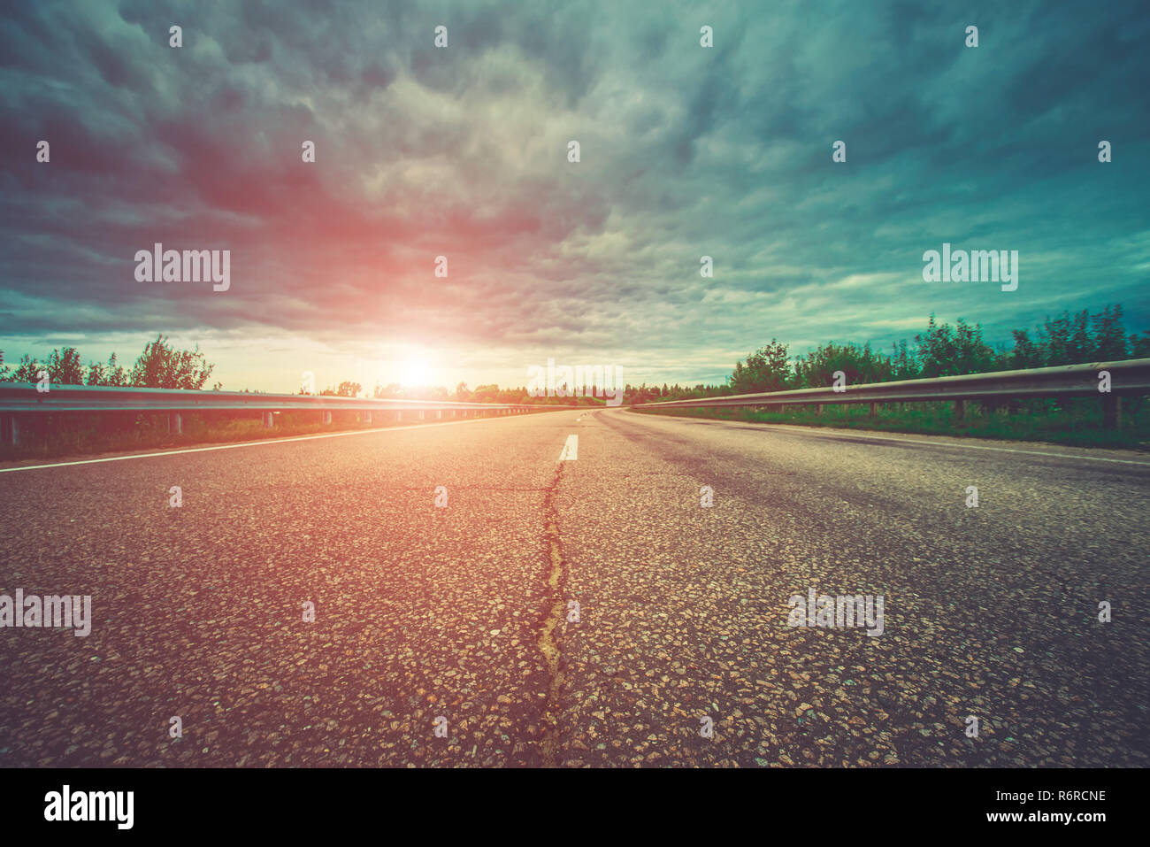 Road way forward direction Stock Photo - Alamy