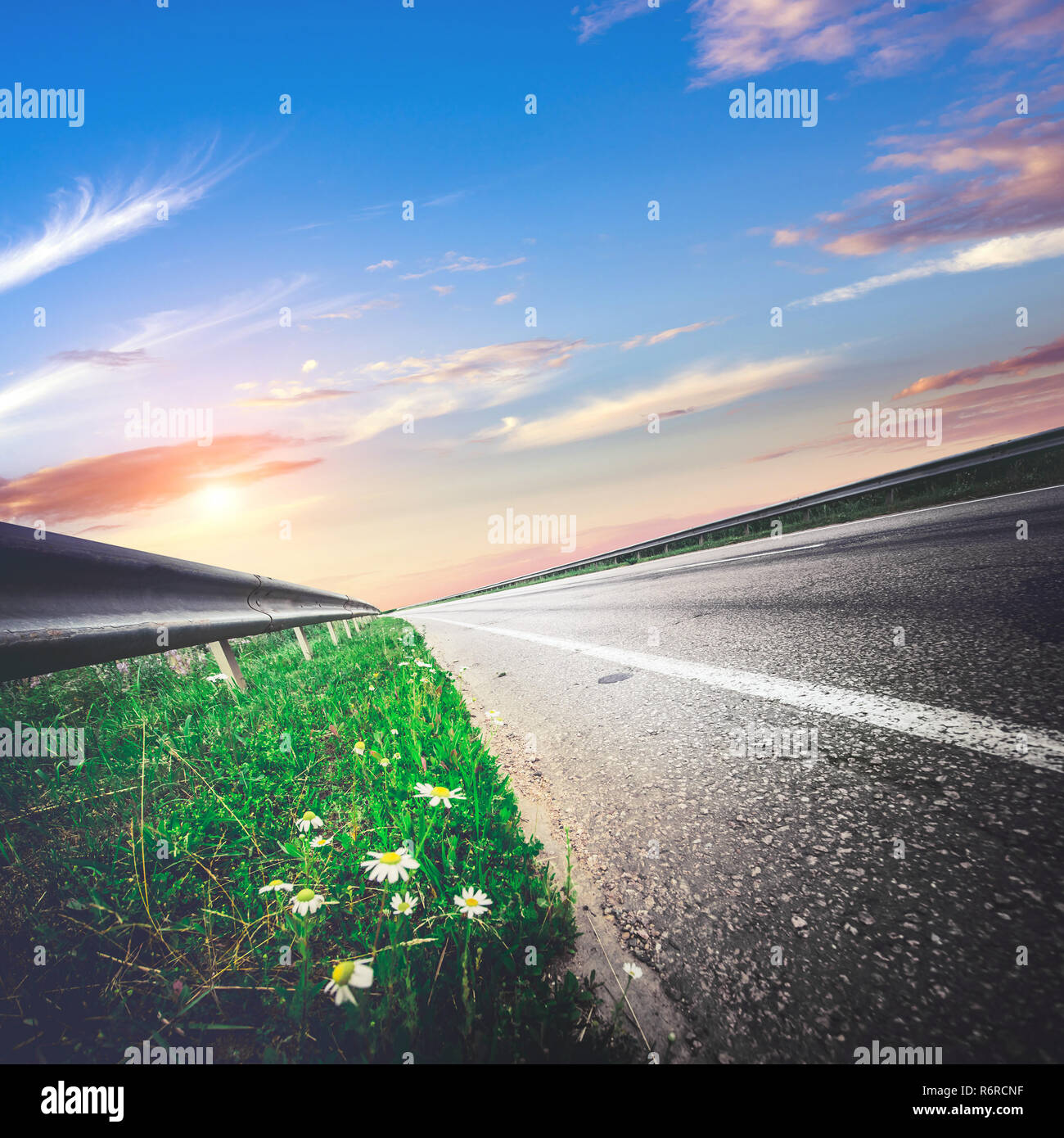 Road way forward direction Stock Photo - Alamy