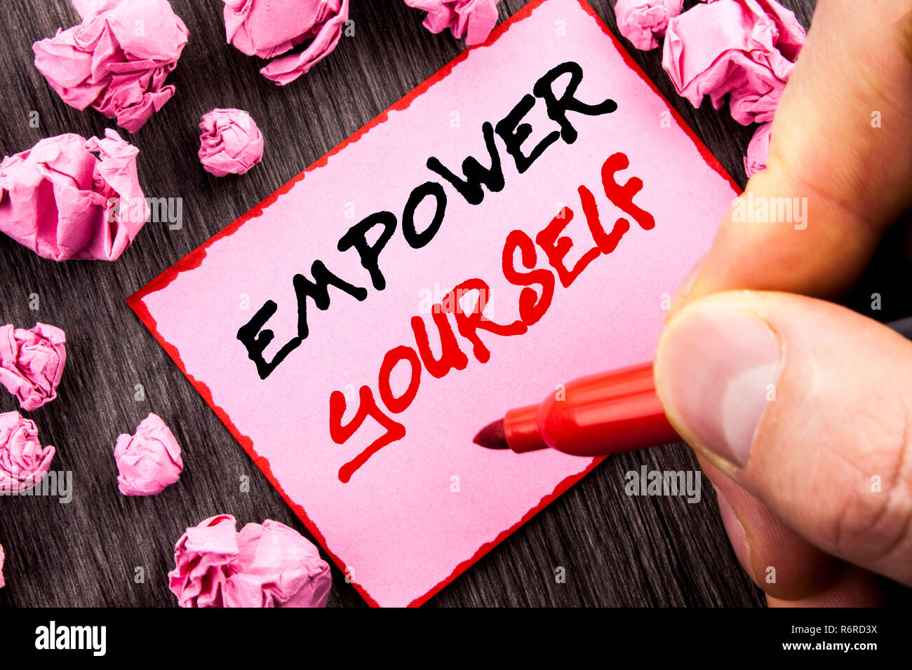 Text sign Empower Yourself. Business concept for Positive Motivation ...