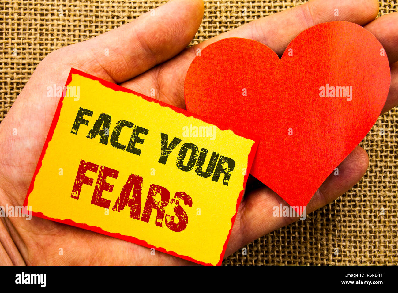 Hand holding sticky note written note hi-res stock photography and ...