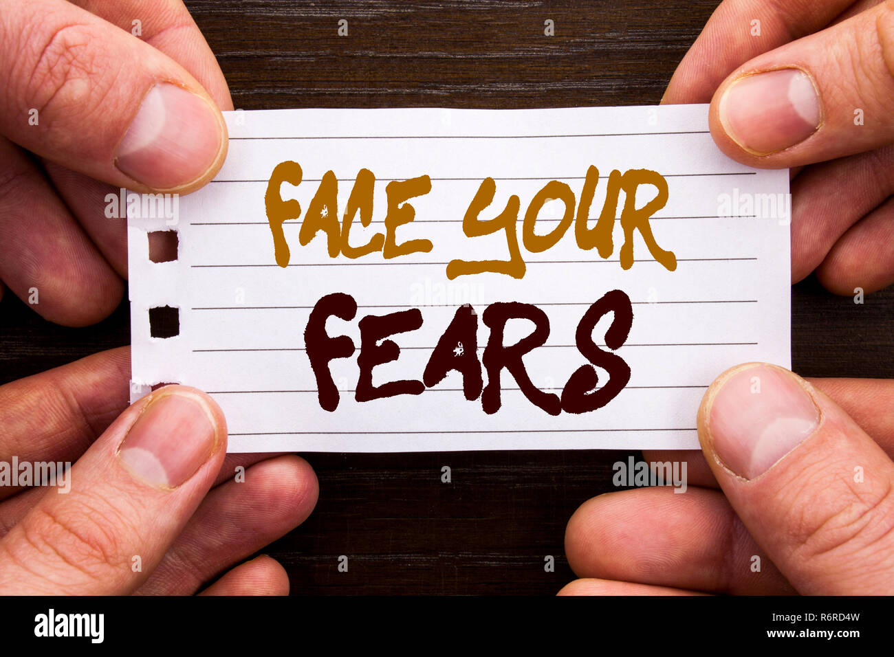 In The Face Showing Fear