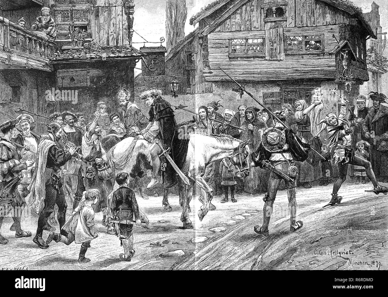 Bavaria history village art hi-res stock photography and images - Alamy