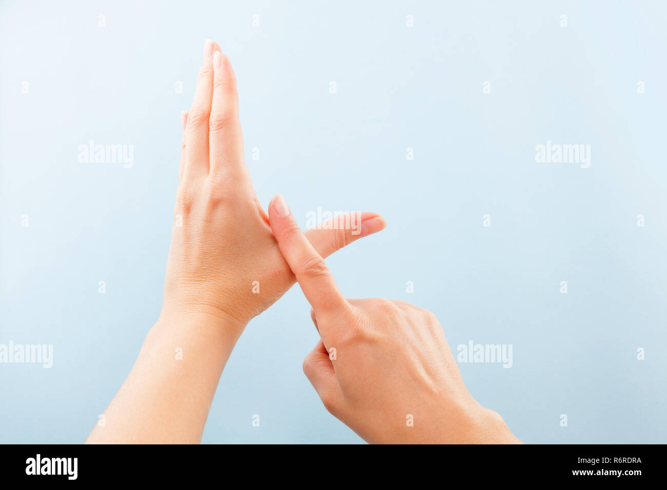 BSL Fingerspelling alphabet Stock Photo - Alamy