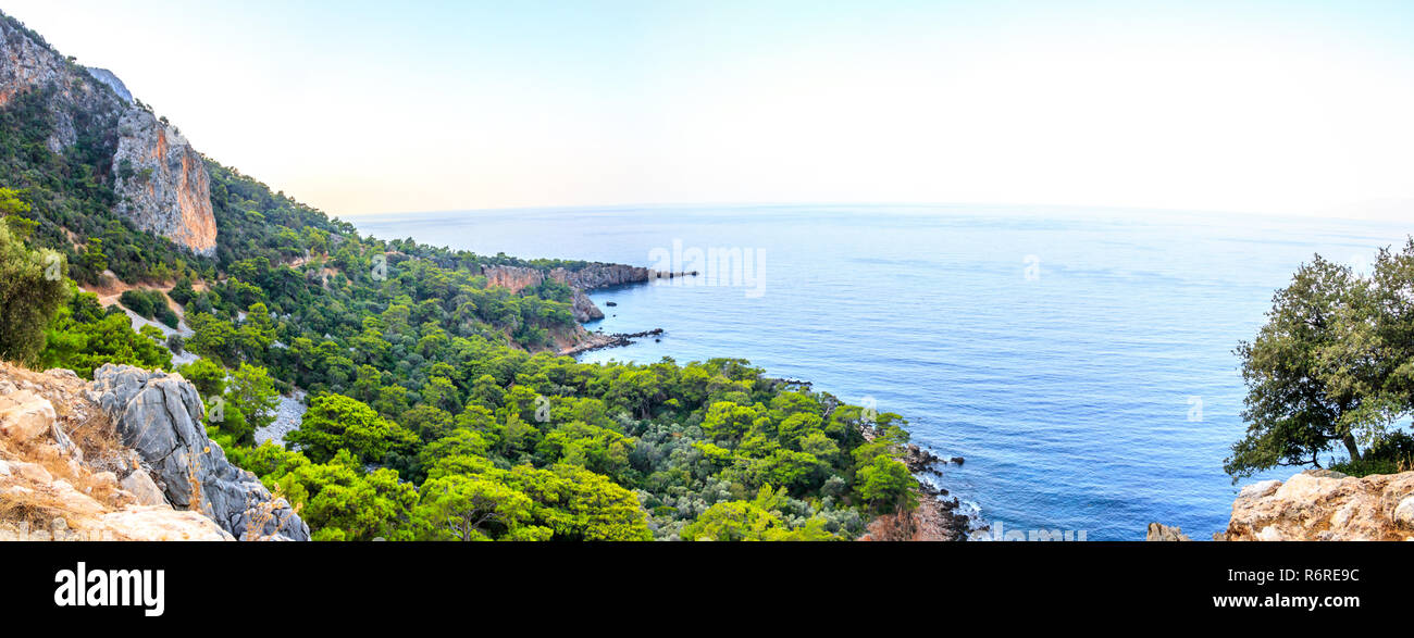 Antalya Sea Landscape View Stock Photo - Alamy