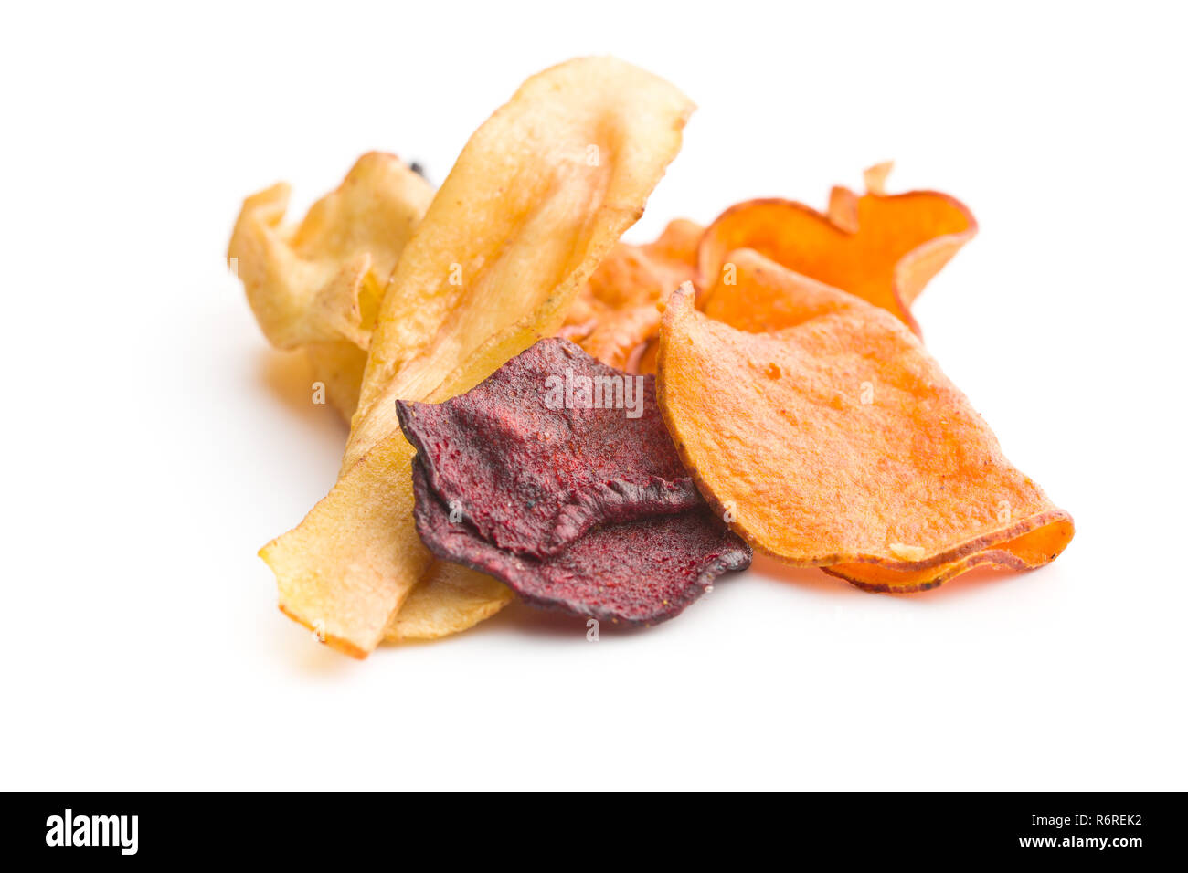 Mixed fried vegetable chips Stock Photo - Alamy