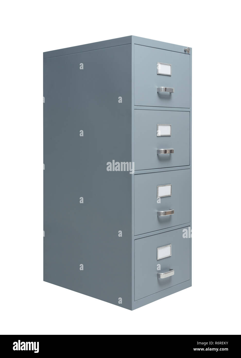 Filing cabinet on white background Stock Photo - Alamy