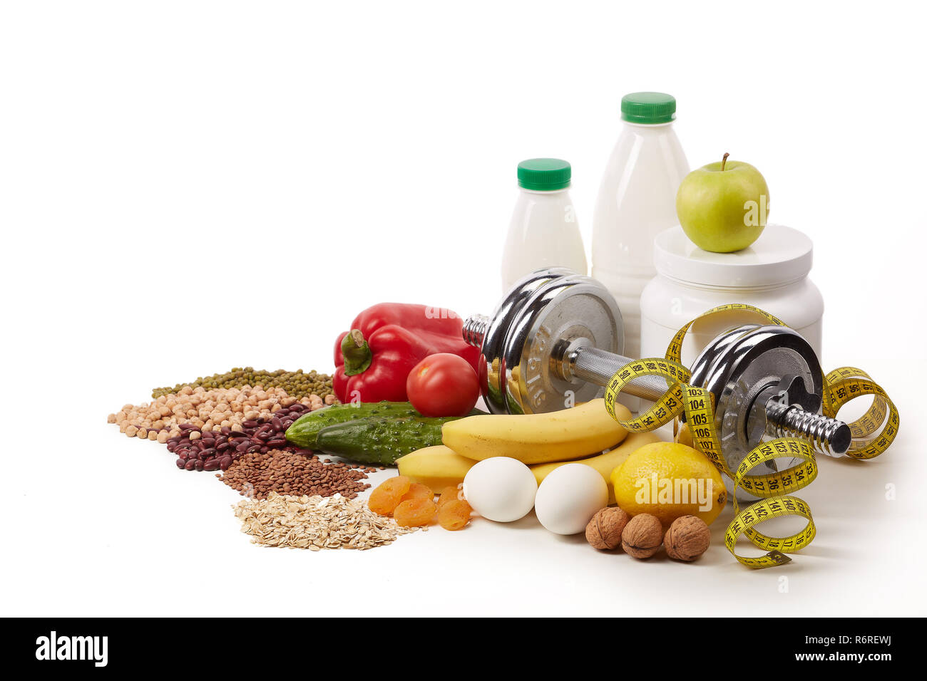 Vitamin protein sports nutrition Cut Out Stock Images & Pictures - Alamy