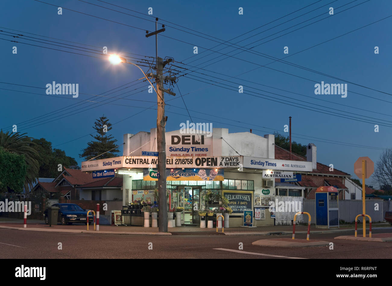 Corner Shop in Inglewood, Perth, Australia Stock Photo - Alamy