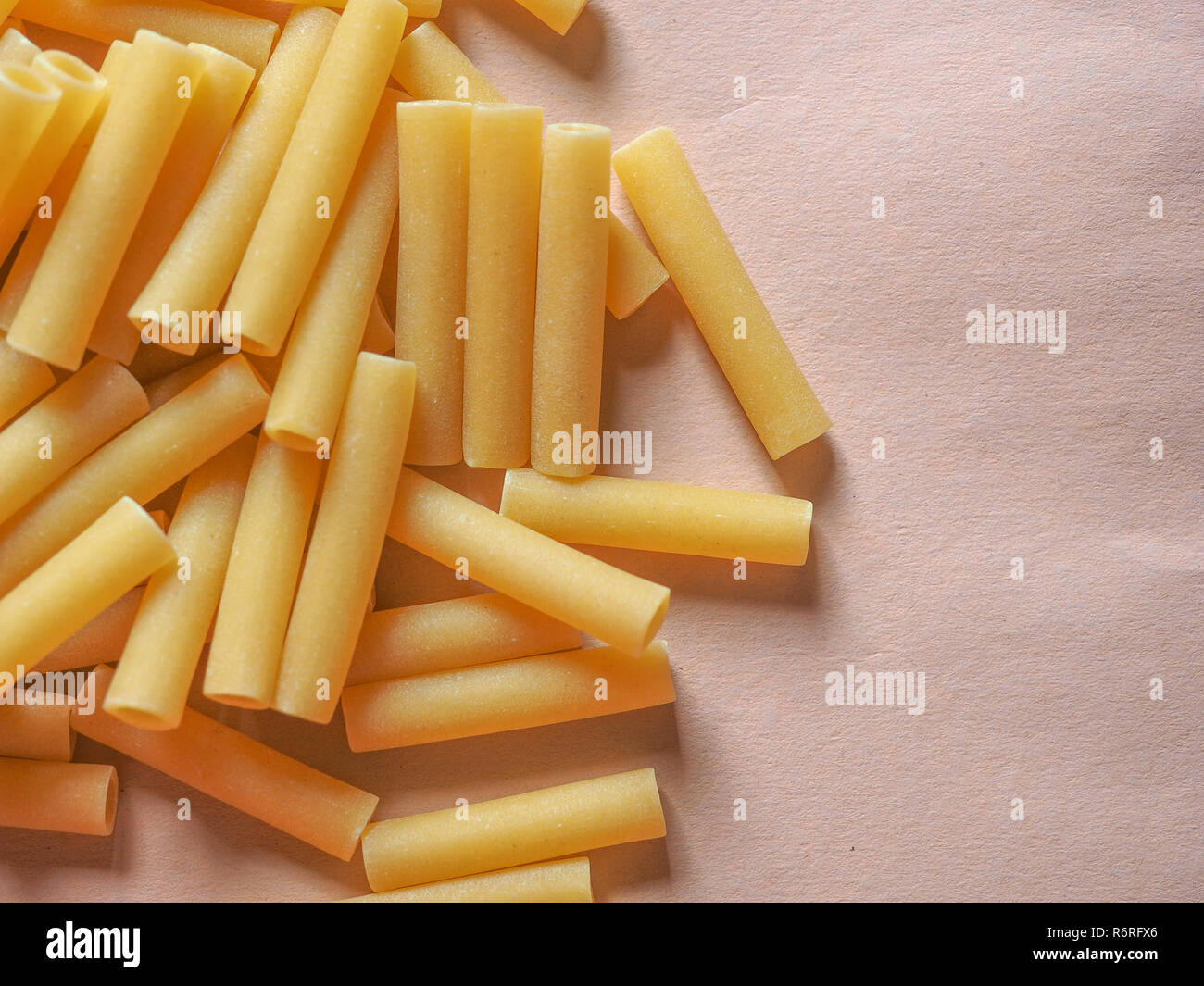 macaroni pasta food background Stock Photo - Alamy