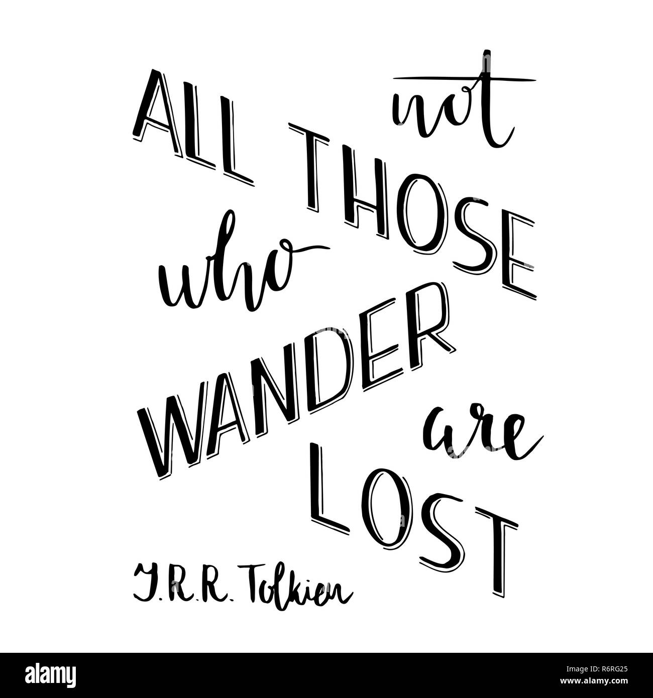 Not All Who Wander Are Lost Black And White Best Sale | emergencydentistry.com