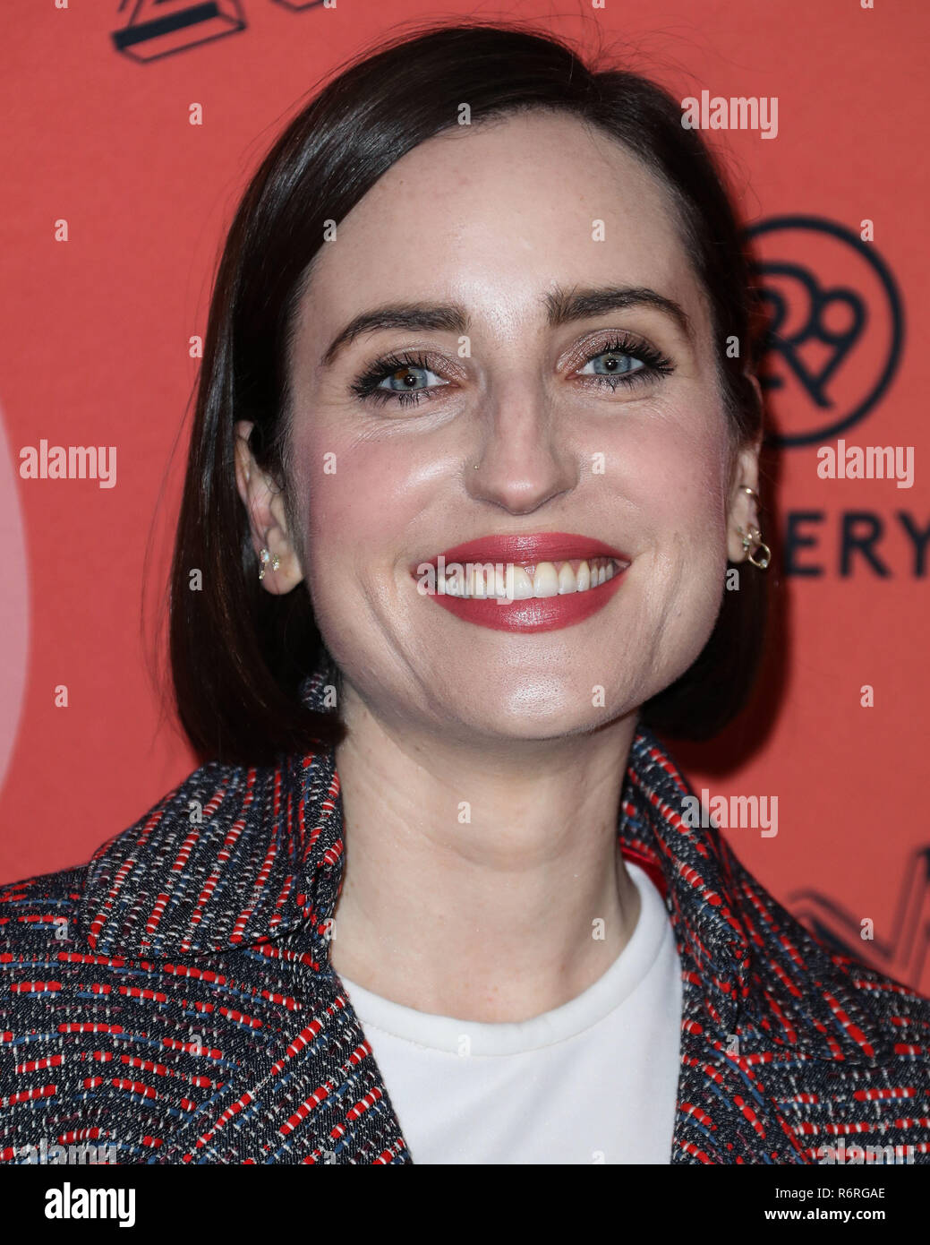 LOS ANGELES, CA, USA - DECEMBER 04: Actress Zoe Lister-Jones arrives at ...