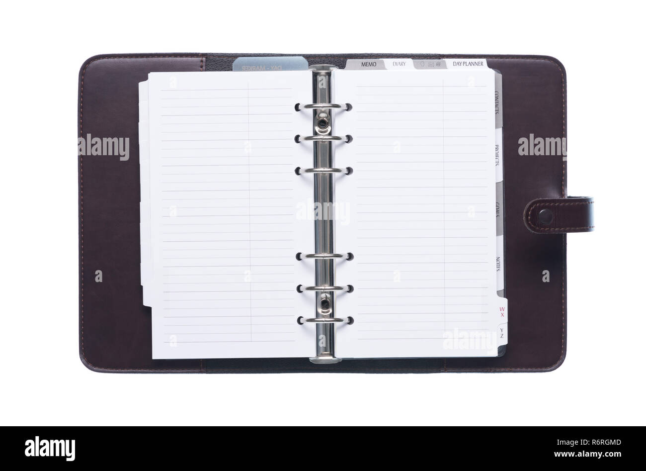 Organizer on white background Stock Photo - Alamy