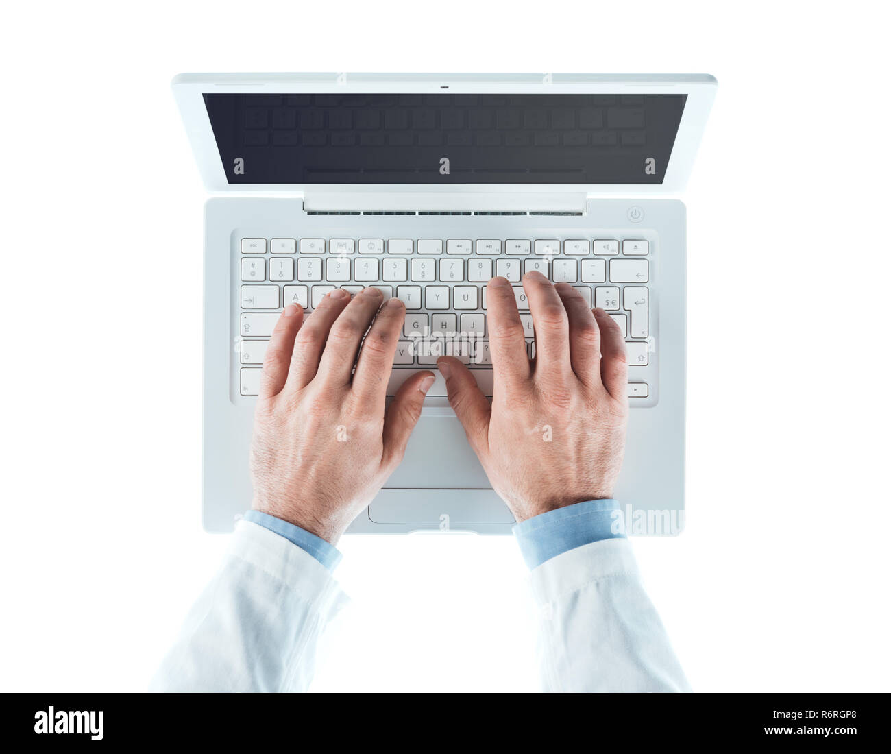 Computer doctor consultation Cut Out Stock Images & Pictures - Alamy