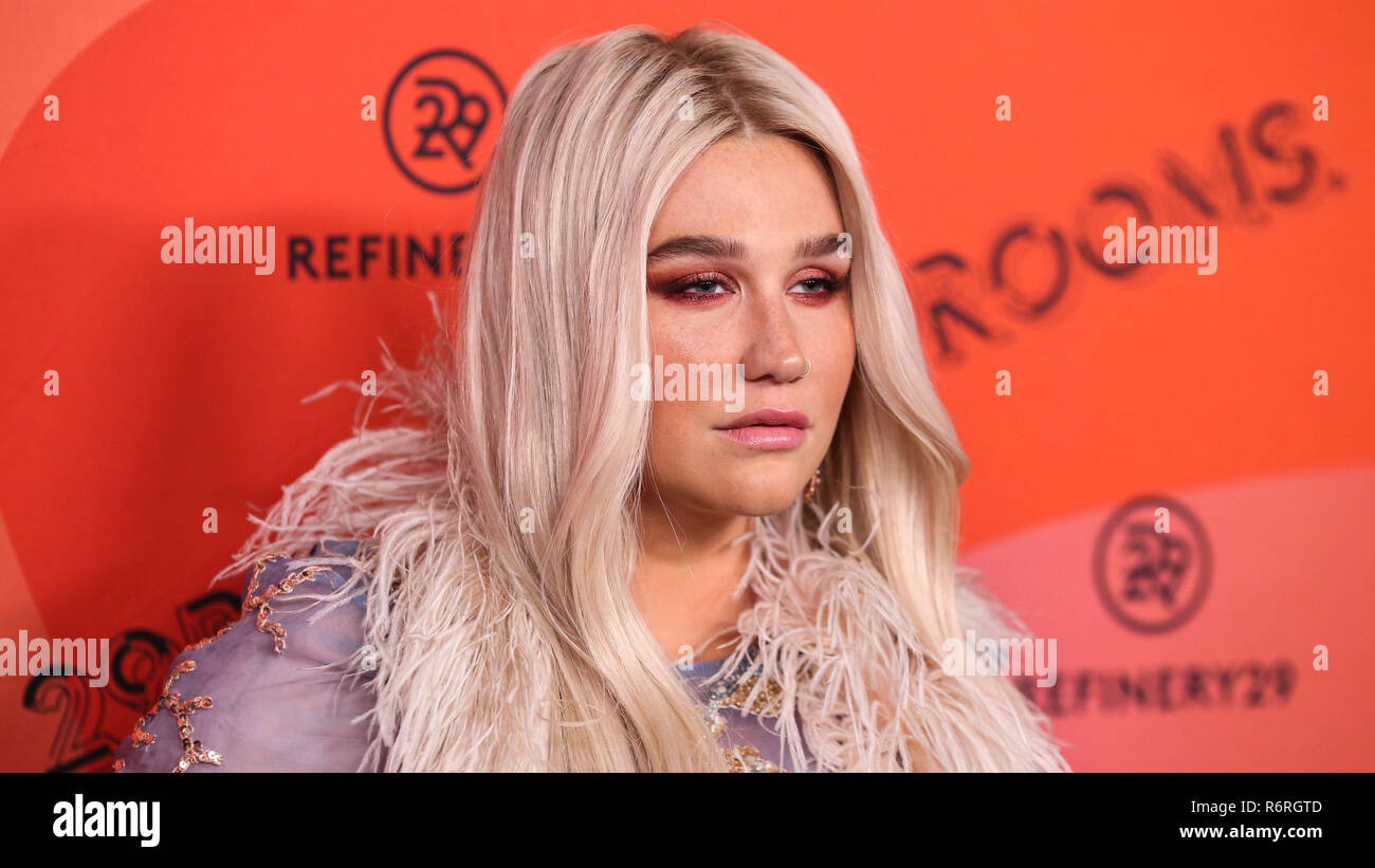 LOS ANGELES, CA, USA - DECEMBER 04: Singer Kesha aka Ke$ha aka Kesha ...