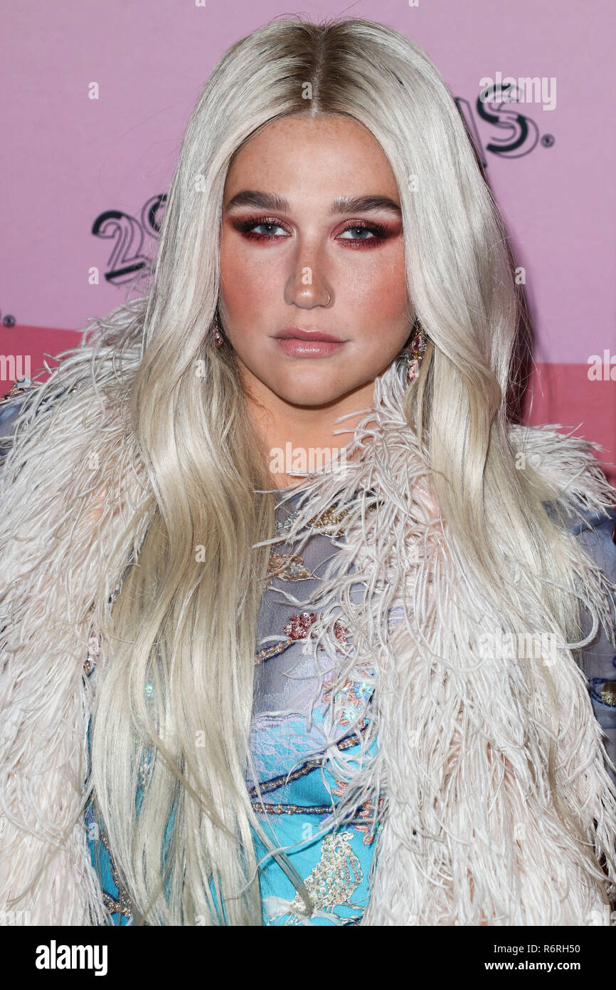 LOS ANGELES, CA, USA - DECEMBER 04: Singer Kesha aka Ke$ha aka Kesha ...