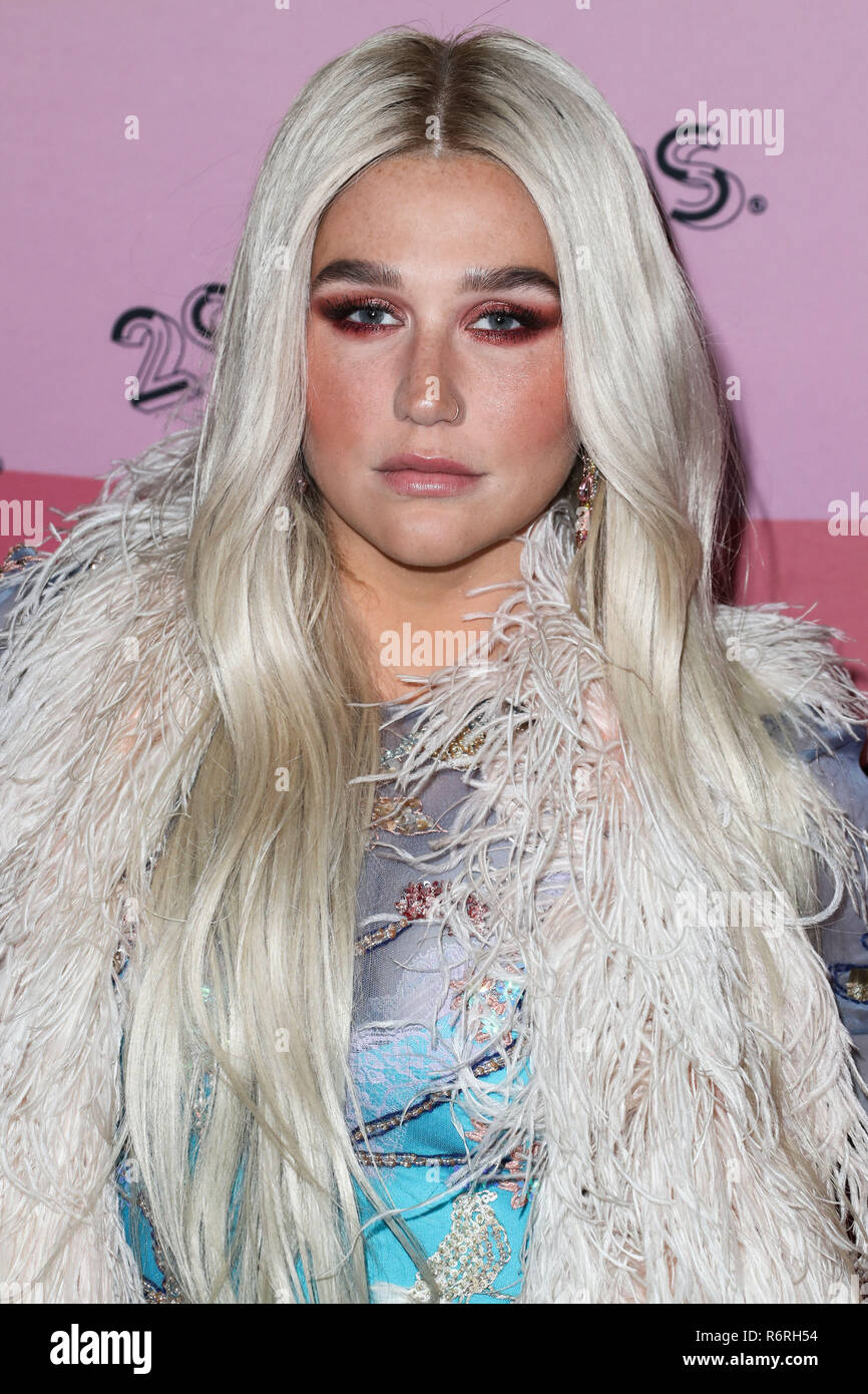 LOS ANGELES, CA, USA - DECEMBER 04: Singer Kesha aka Ke$ha aka Kesha ...