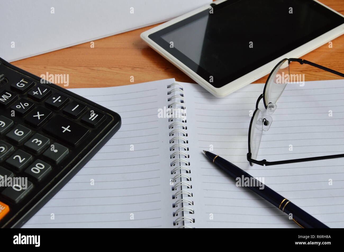 business stationery on the desk Stock Photo - Alamy