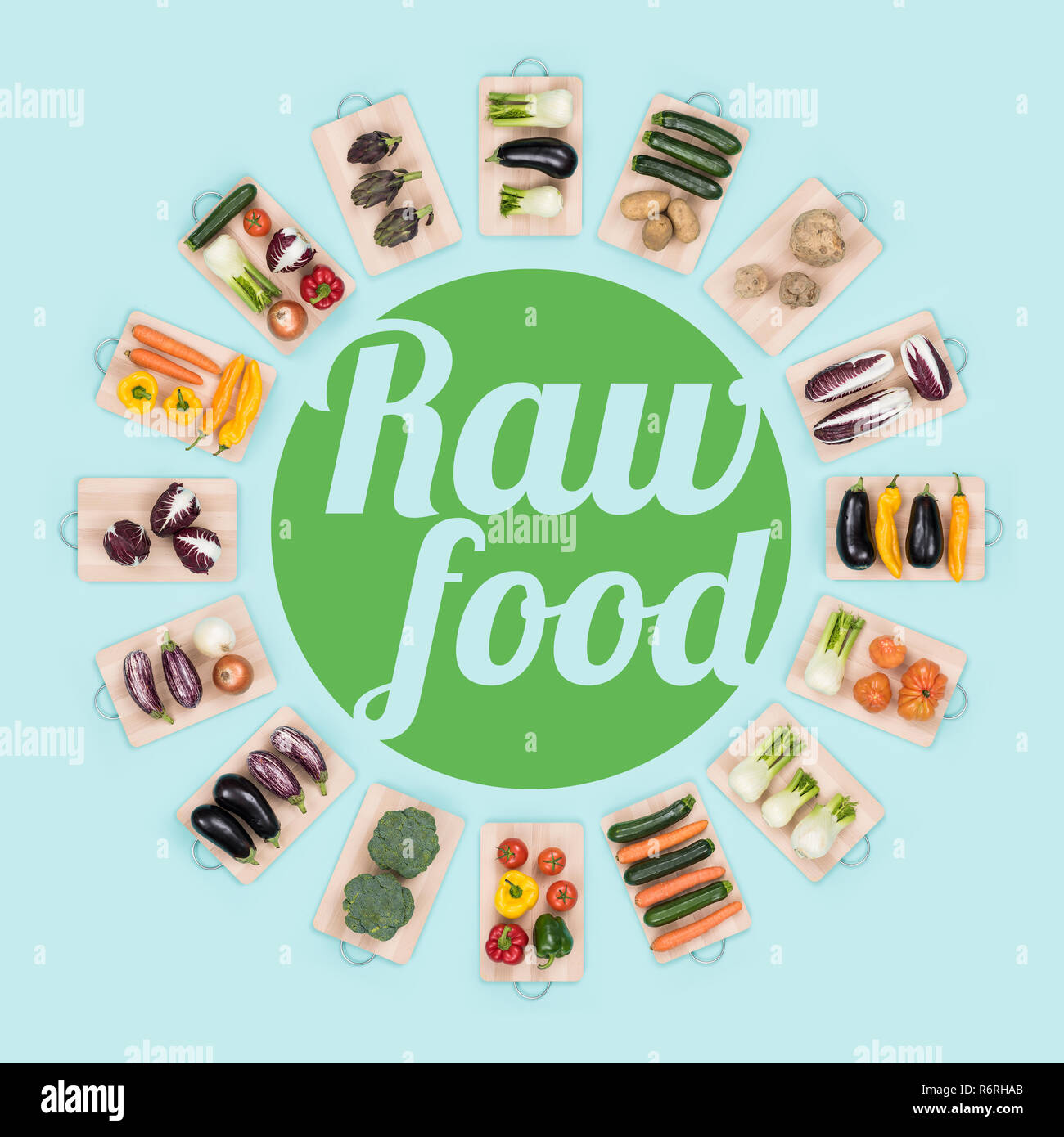 Raw food and healthy eating Stock Photo - Alamy