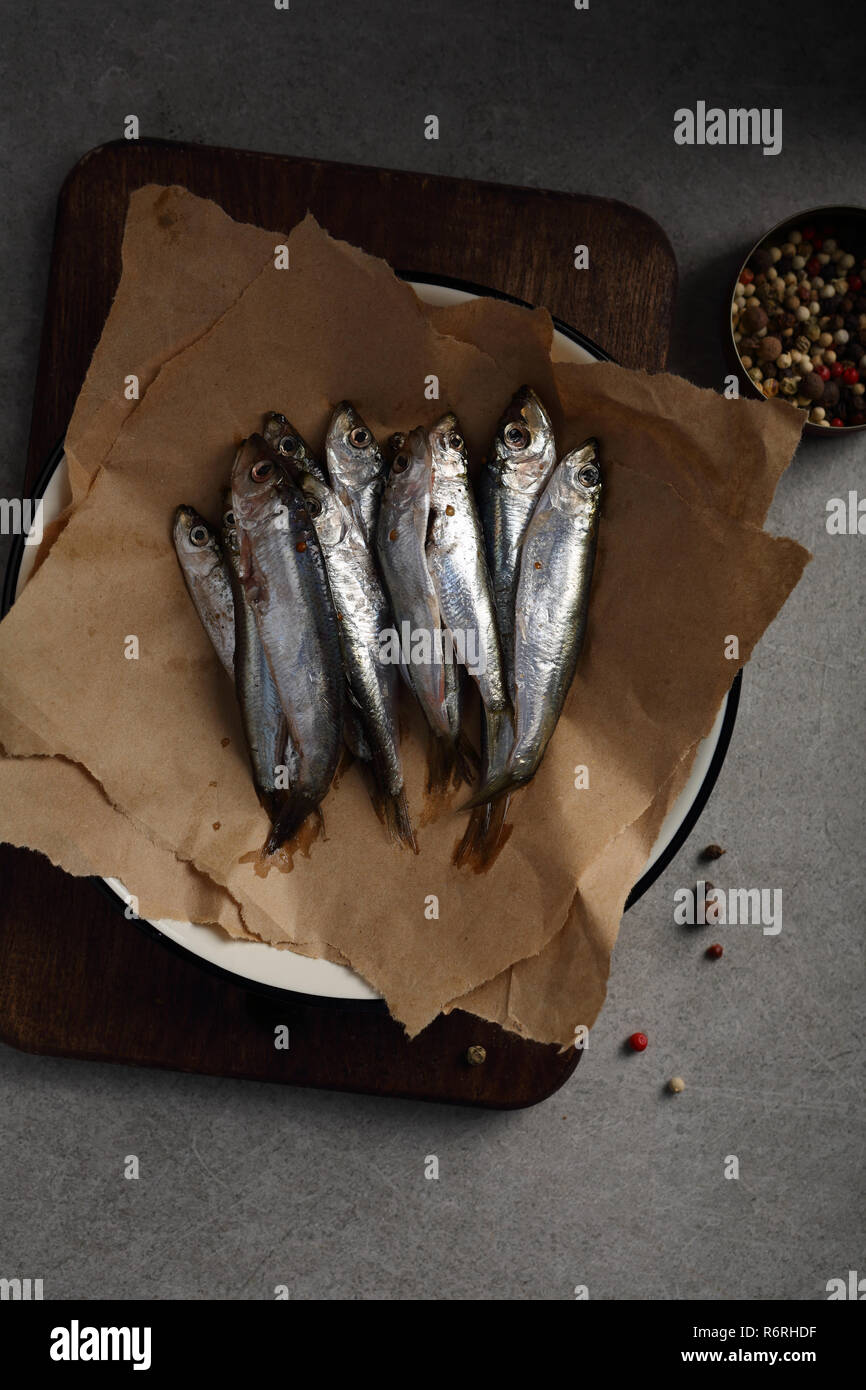 Salted and spicy fish Stock Photo - Alamy