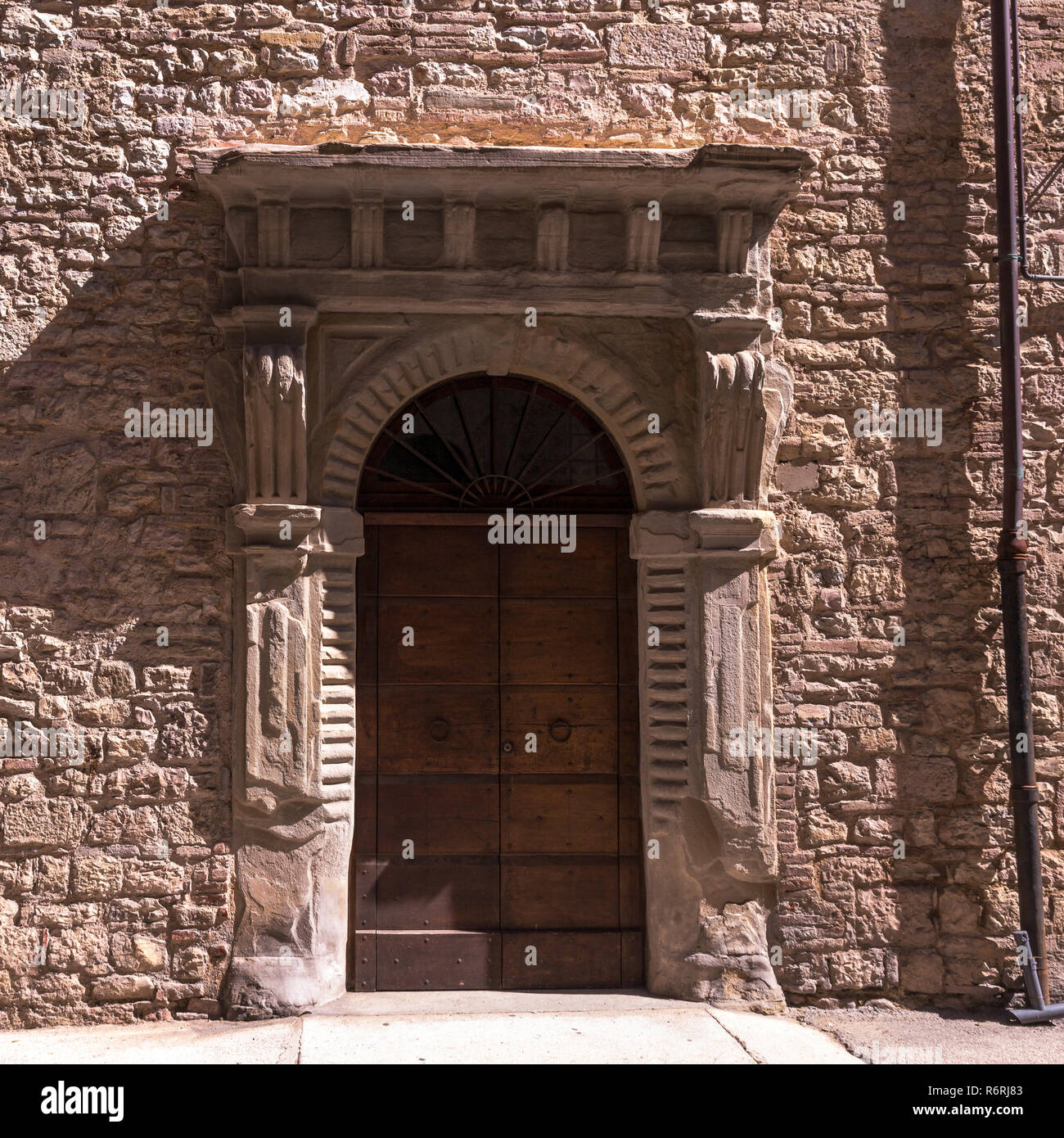 Medieval wall window Stock Photo - Alamy