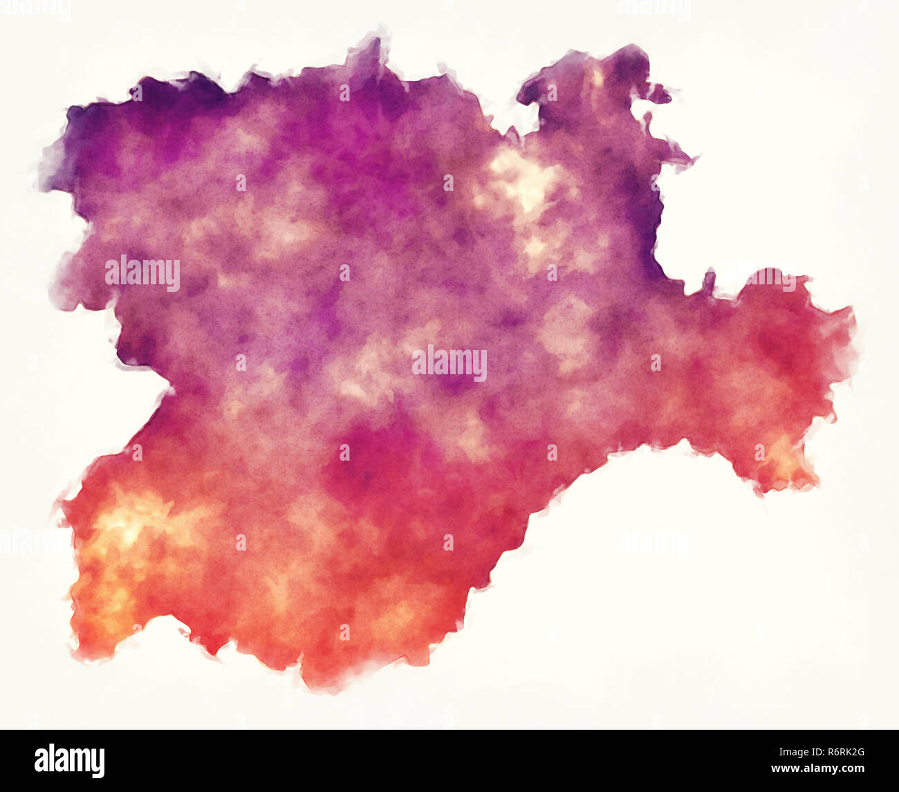 Leon county map hi-res stock photography and images - Alamy