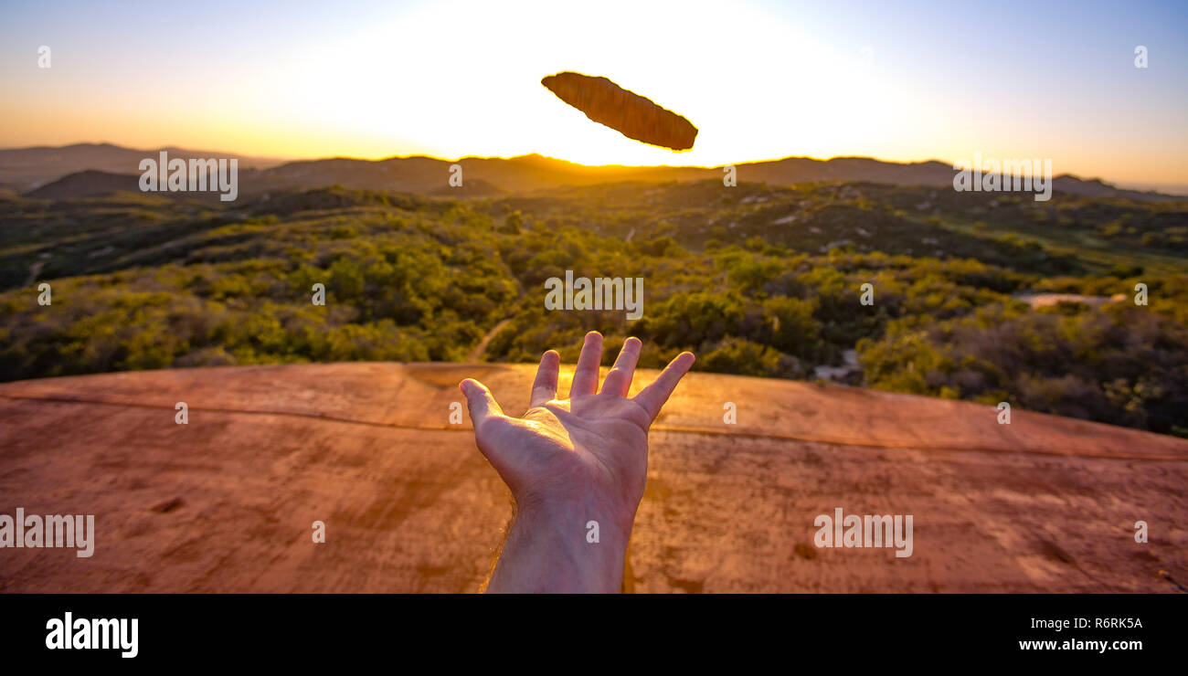 Rock air thrown hi-res stock photography and images - Alamy