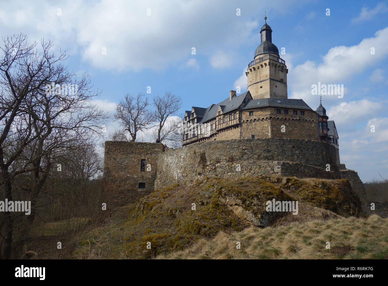 castle falkenstein in the harz Stock Photo - Alamy