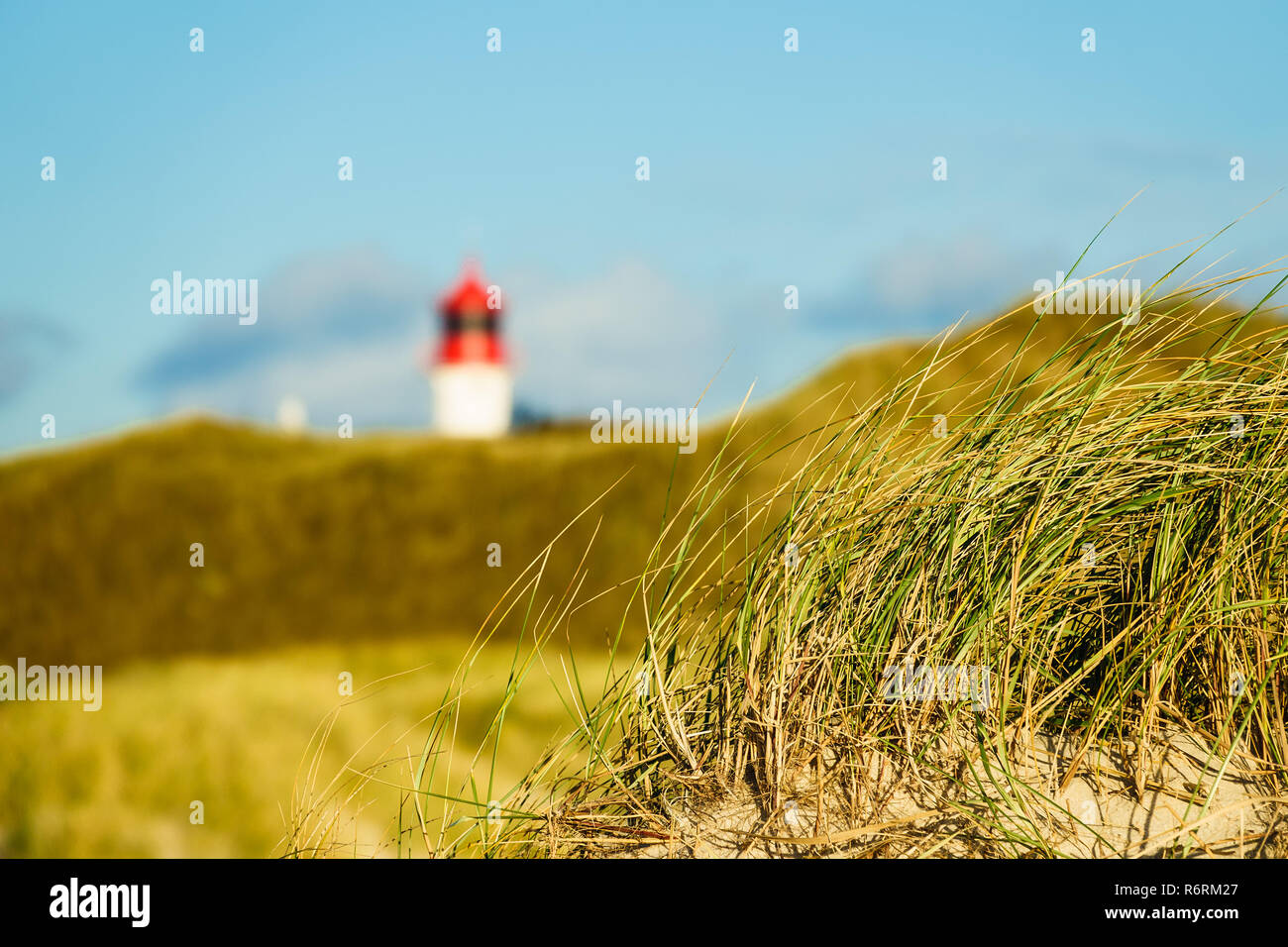 lighthouse in norddorf on the island amrum Stock Photo - Alamy