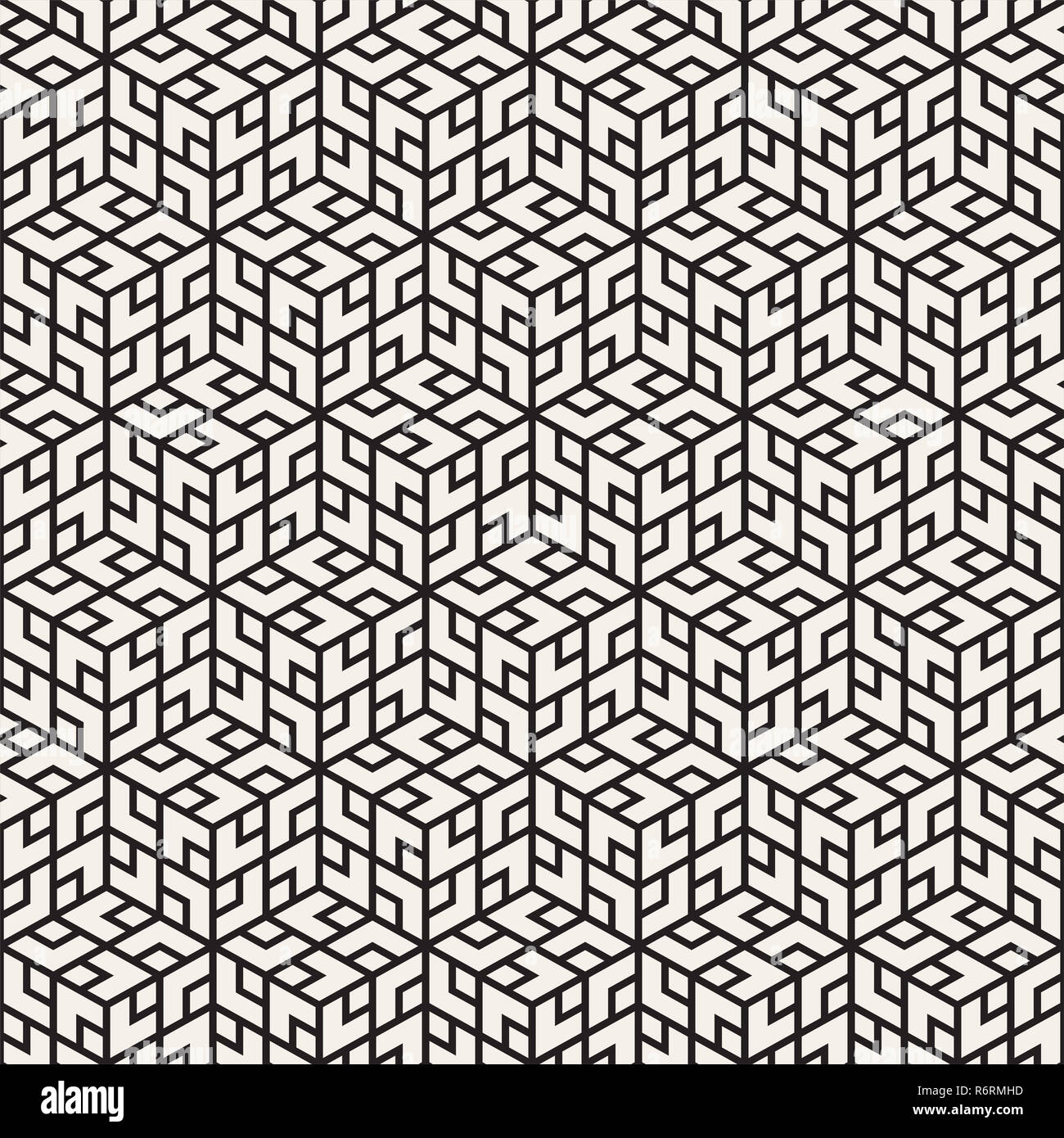Vector seamless lattice pattern. Modern stylish texture with trellis ...