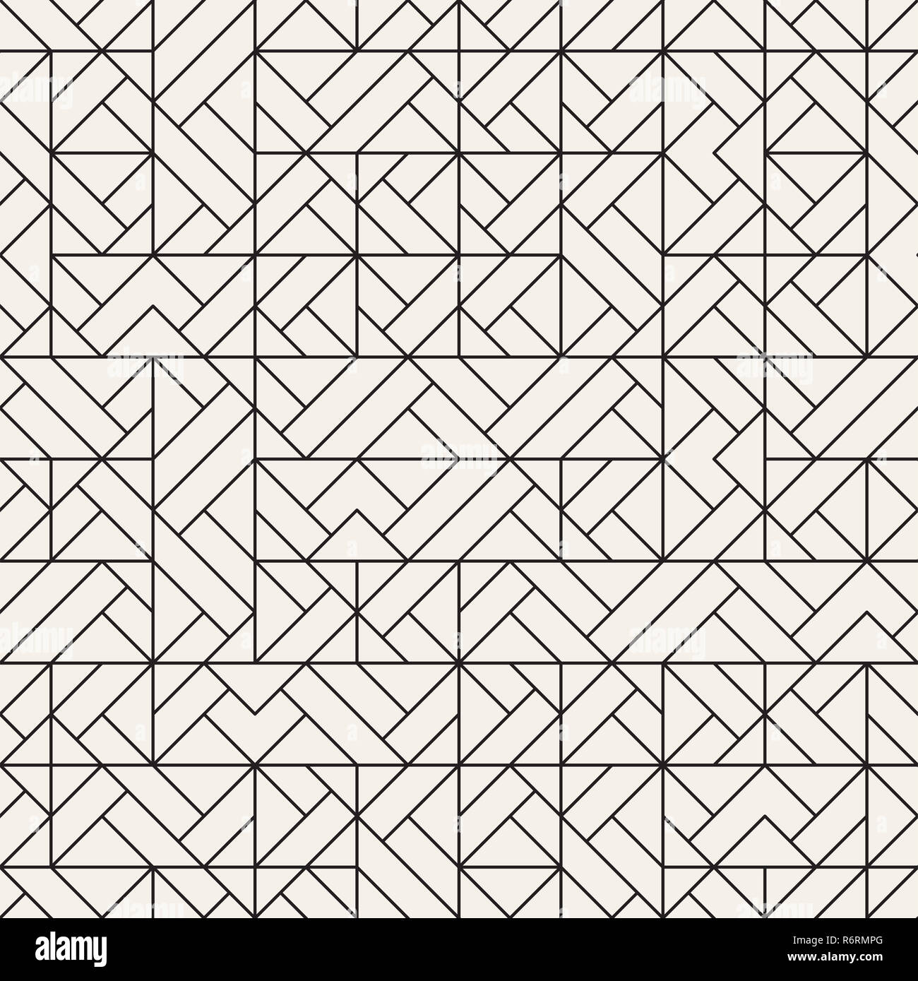Vector seamless lattice pattern. Modern stylish texture with monochrome ...