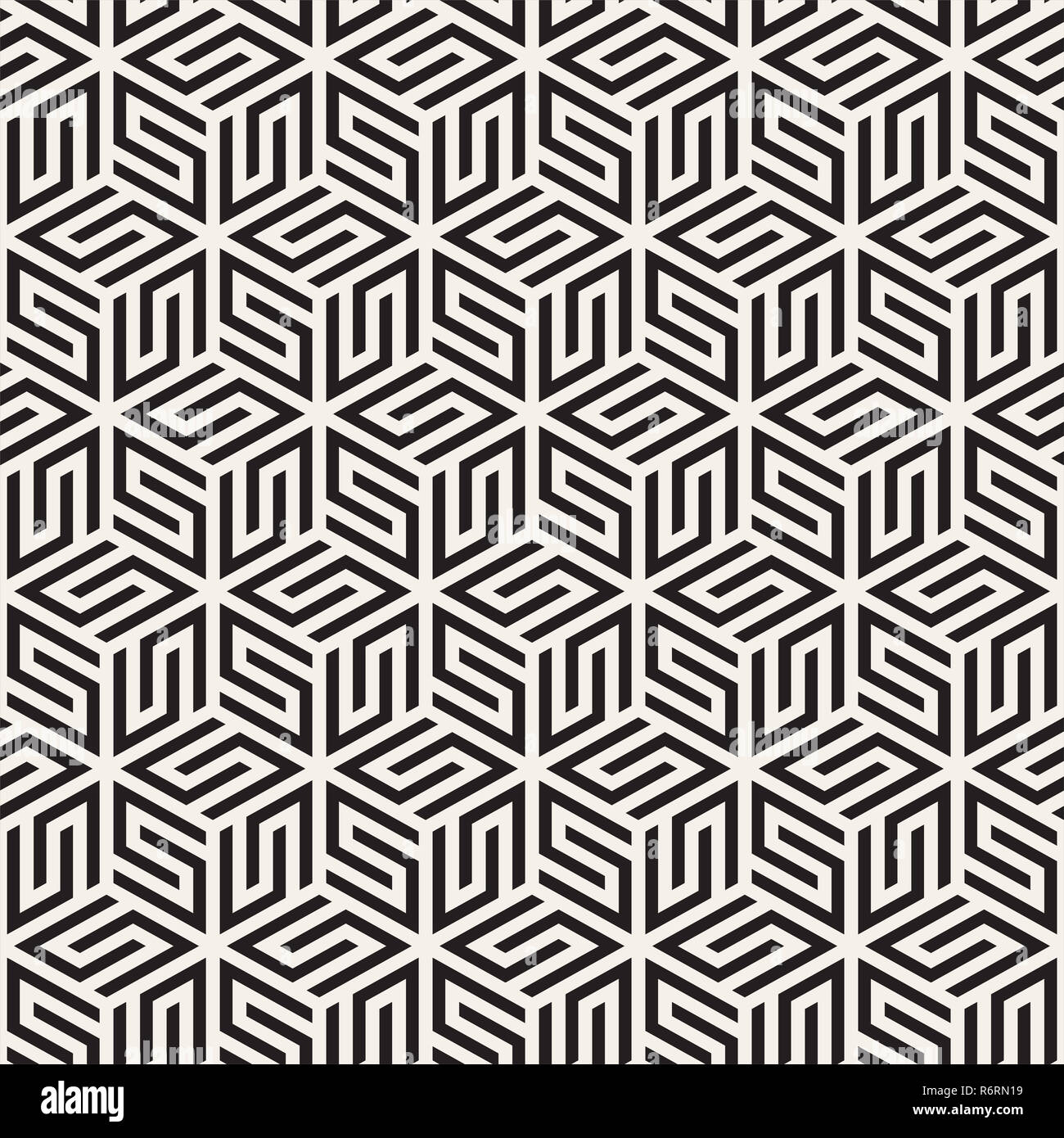 Vector Seamless Lattice Pattern Modern Stylish Texture With Trellis Repeating Geometric Grid