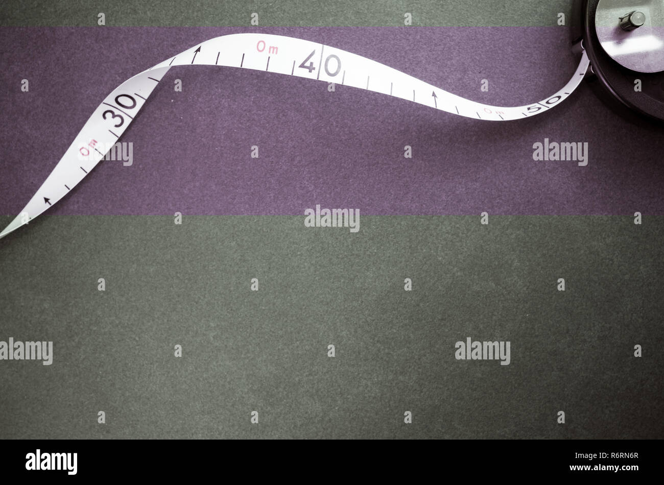industrial metric flexible ruler on a stone surface - rectangular copy ...