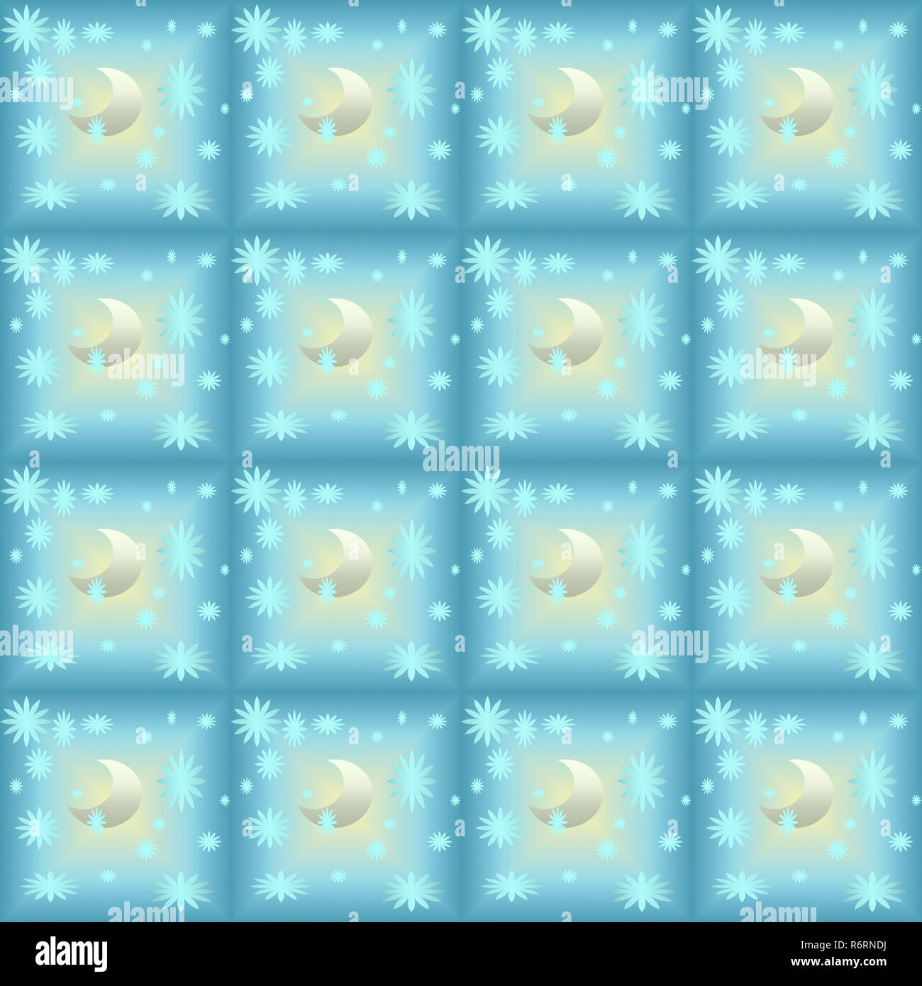 Blue moon blue tile wallpaper hi-res stock photography and images - Alamy