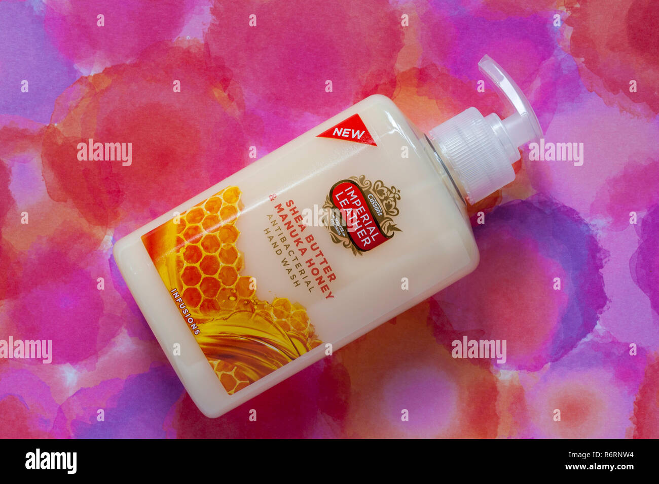 dispenser bottle of Imperial Leather Shea Butter & Manuka Honey ...