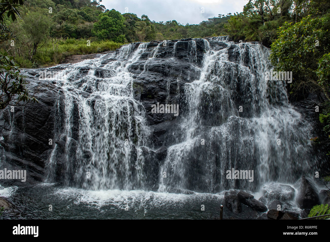 Baker's Falls, Horton Plains National Park, Sri Lanka Stock Photo - Alamy