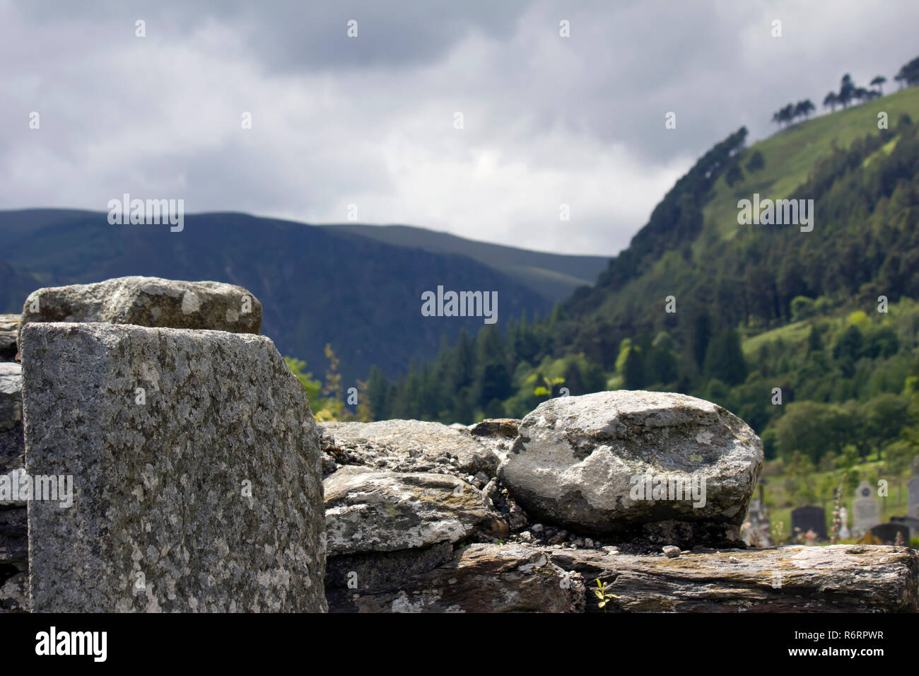 Celtic Stone Cross Stock Photo - Alamy