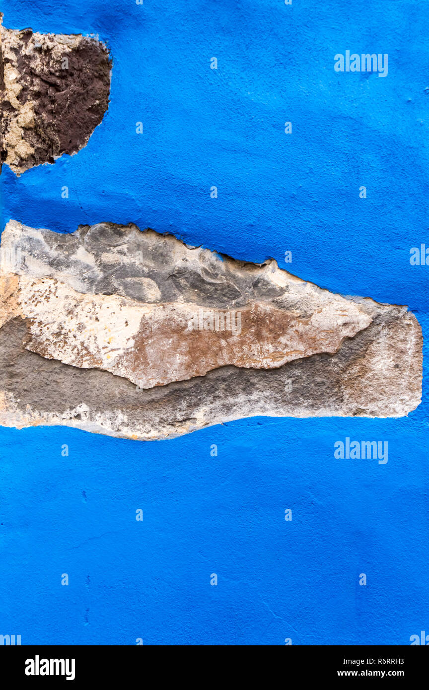 Blue color background with gray stones Stock Photo - Alamy