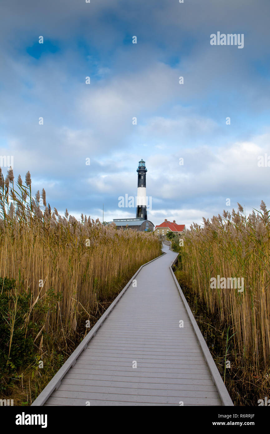 Road to the lighthouse Stock Photo - Alamy
